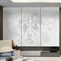 China High Gloss Anti-Scratch PET PVC Wall Panel Waterproof for Villa Hospital Office for sale