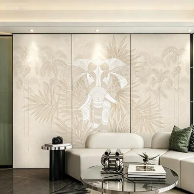 China Waterproof High Gloss PET PVC Wall Panel Premium Grade for Villa Hospital Office Use for sale