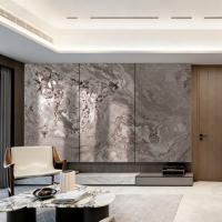 China Wear-Resistant Multi-Design PVC Wall Panel Waterproof Fireproof Living Room Decor for sale