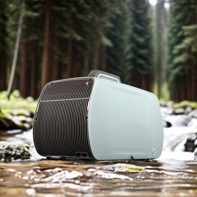 China Emergency  Portable Air Conditioner Backup Solar Usb Weather Blackouts for sale