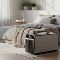 China Indoor / Outdoor Mobile Small Air Conditioner 490W Car Camping AC Unit for sale