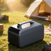 China 5500 BTU Camping Air Conditioner Black Small Powerful Portable Air Conditioner 490W for sale