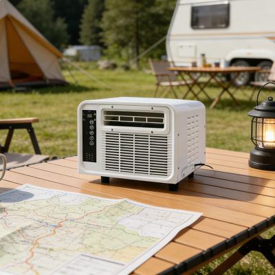 China 220V / 110V Mosquito Net Air Conditioner 2500 BTU Smart Mini AC With Heating Option for sale