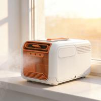 China Mist Portable Table Top Air Conditioner Quiet Small Office AC Unit Lightweight for sale