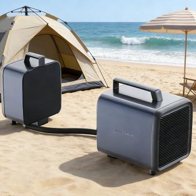 China Waterproof Portable Split System Air Conditioner 45 dB Quiet AC Unit 5500BTU for sale