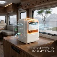 China 3㎡ Mini Air Conditioner With Humidifier And Misting Function No Heat Pipe Required for sale