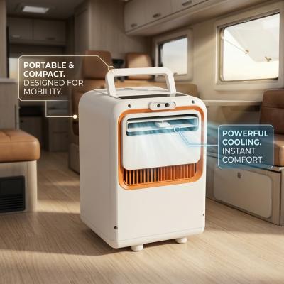 China 3㎡ Mini Air Conditioner With Humidifier And Misting Function No Heat Pipe Required for sale