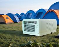 China 2218 BTU Bed Net Air Conditioner Green Portable With DC 24V For Sleep for sale