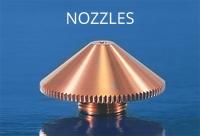 China Chrome/Copper Single Double Layer Fiber Laser Precitec Raytools Nozzle Weight KG 0.15 KG for sale