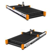 China Yaskawa Servo Motor Ultra Large Format Fiber Laser Bevel Cutting Machine for Metal Sheet for sale
