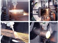China Fast Cutting Tube Pipe Fiber Laser Cutting Machine with 120r/min Chuck Rated Speed for sale