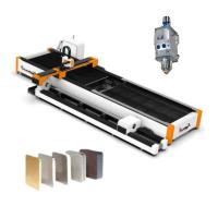 China Low Maintenance Laser Cut Metal Tube Aluminium Fiber Cutting Machine with Rotary Cutter for sale