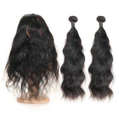 China Authentic Smooth 360 Frontal Brazilian Curly 2 Bundles Human Virgin Hair for sale