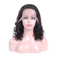 China Soft Raw Virgin Hair Lace Wigs Loose Wave For Black Women Double Layers Sewing for sale