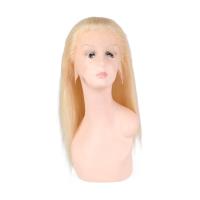 China 613 Blonde Brazilian Human Hair Lace Front Wigs Natural Straight Natural Looking for sale