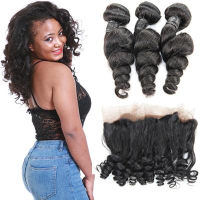 China Thick Clean Weft 360 Lace Frontal Brazilian Body Wave No Synthetic Hair for sale