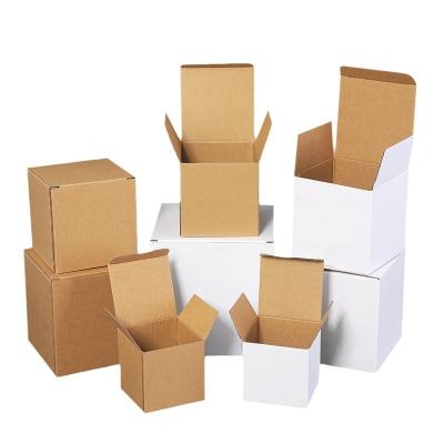 China Custom Kraft Paper Folding Carton Box with Pattern Printing - Eco-friendly Corrugated Packaging in Custom Sizes for sale