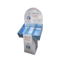 China ISO Certified Corrugated Display Rack - Custom Size Eco-Friendly Cardboard Floor Stand for Retail Promotion for sale