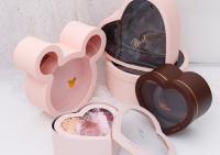 China Custom Heart Mickey Floral Gift Box with PVC Window Display - Eco-friendly Cardboard Packaging for Valentine's Day for sale