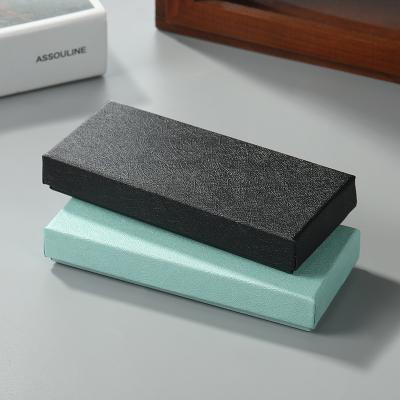 China Custom Mint Green Black Velvet Jewelry Gift Box with Foil Stamping - Custom Size Watch Packaging for Luxury Brands for sale