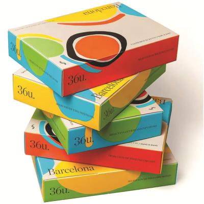 China Custom Corrugated Folding Boxes with Color Printing - White Cardboard/Kraft Paper Packaging Solutions for sale