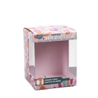 China Custom Window Printed Paper Boxes with Debossing for Baby Bottles - Cardboard/Kraft Material, Various Sizes Available for sale