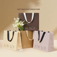 China Custom Kraft Paper Shopping Bags with Logo Printing - Small MOQ Available in Various Sizes and Finishing Options for sale