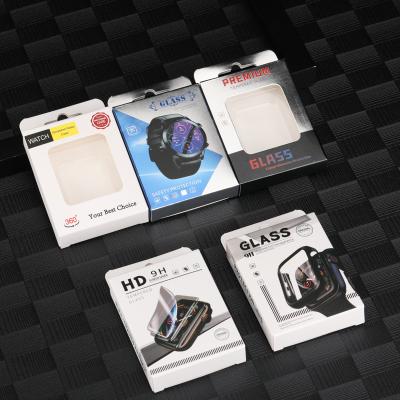 China Custom Folding Paper Box with Blister Packaging for Phone Watch Lens Tempered Glass - Eco-friendly Cardboard Material for sale