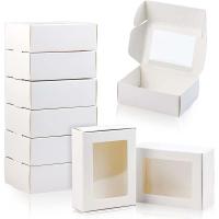 China Custom Soap Display Boxes with Window - Eco-Friendly Kraft White Cardboard Packaging for Retail & Artisanal Brands for sale