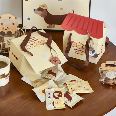China House Shaped Custom Packaging Boxes 17.5cm for Cookies and Candy with White Cardboard Material for sale