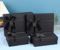 China Custom Luxury Gift Box Set with 400gsm Cardboard, Satin Ribbon & Heaven Earth Cover Design for Anniversary Gifts for sale