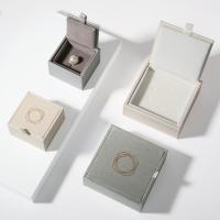 China Custom Jewelry Box with Gold Foil & Magnetic Closure - Plush Velvet Lining for Ring Display Cases in Multiple Sizes for sale
