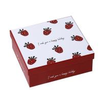 China Custom Strawberry Holiday Gift Box & Bag Set - Premium Cardboard Packaging for Cosmetics & Scarves with Custom Sizes for sale