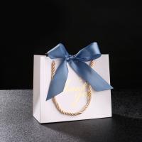 China Custom White Cardboard Kraft Paper Candy Gift Boxes with Gold Foil Stamping - Wedding Favor Boxes in Custom Sizes for sale