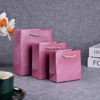 China Custom Kraft Paper Tote Bags 20x10x28cm with Free Logo Printing for Retail Gift Shopping for sale