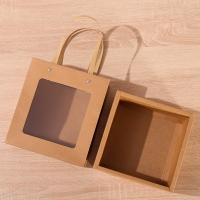 China Portable Drawer Style Transparent Window Gift Box 10x5x10cm Customizable for Holiday Party Favors for sale