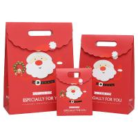 China Kraft Paper Christmas Gift Bag with PVC Window 24x10x32cm Customizable for sale