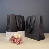 China Custom Kraft Paper Gift Bags with Handle 15x6x21cm Eco-Friendly Tote Bags for Branding for sale