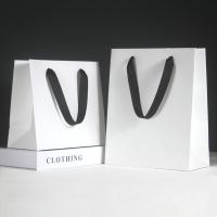 China Custom Kraft Paper Gift Bags with Handle 15x6x21cm Eco-Friendly Tote Bags for Branding for sale