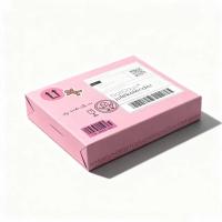 China Customizable Pink 4 Compartment Cosmetic Gift Box for Nail Polish Manicure Tool Packaging Rigid Paperboard for sale