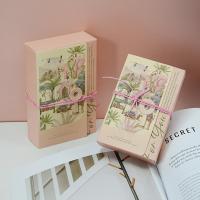 China Botanical Vintage Favor Box Set 5-Pack Customizable Gift Boxes with Natural Twine Ties for Weddings Parties Keepsakes for sale