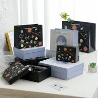 China Custom Cartoon Gift Box Set Space Journey Ferris Wheel Themed Large Empty Packaging for Birthday Party Souvenirs for sale