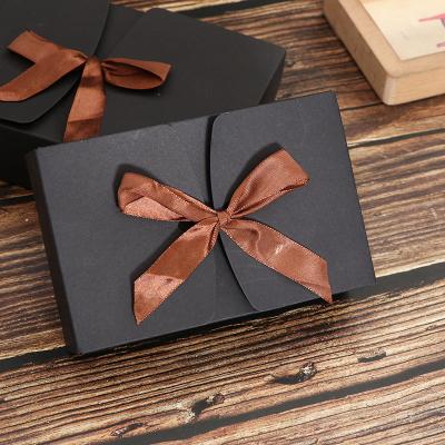 China Wholesale Custom Kraft Paper Candy Gift Boxes 7x7x5cm Folding Packaging for sale