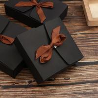 China Wholesale Custom Kraft Paper Candy Gift Boxes 7x7x5cm Folding Packaging for sale