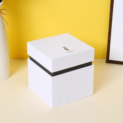 China Customizable White Square Gift Box for Mugs Premium Hardboard Packaging with Logo Printing 200x200x100mm for sale
