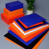 China Custom Foldable Rigid Gift Boxes Collapsible Shirt Apparel Packaging 500-700gsm Cardboard for sale