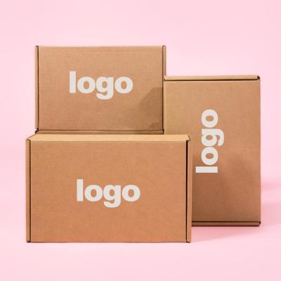 China Custom Logo Folding Kraft Paper Mailer Box Eco Friendly Durable 80-120 Characters for sale