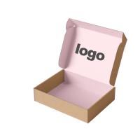 China Custom Logo Folding Kraft Paper Mailer Box Eco Friendly Durable 80-120 Characters for sale