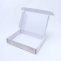 China Custom White Marble Patterned Gift Box with Magnetic Closure for Jewelry Cosmetics for sale