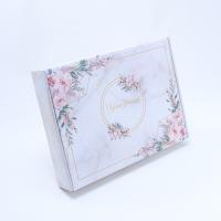 China Custom White Marble Patterned Gift Box with Magnetic Closure for Jewelry Cosmetics for sale